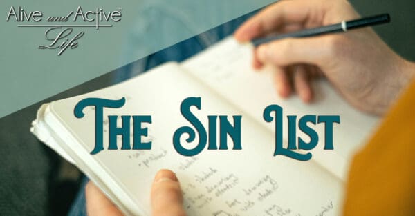 The Sin List - Alive and Active Life